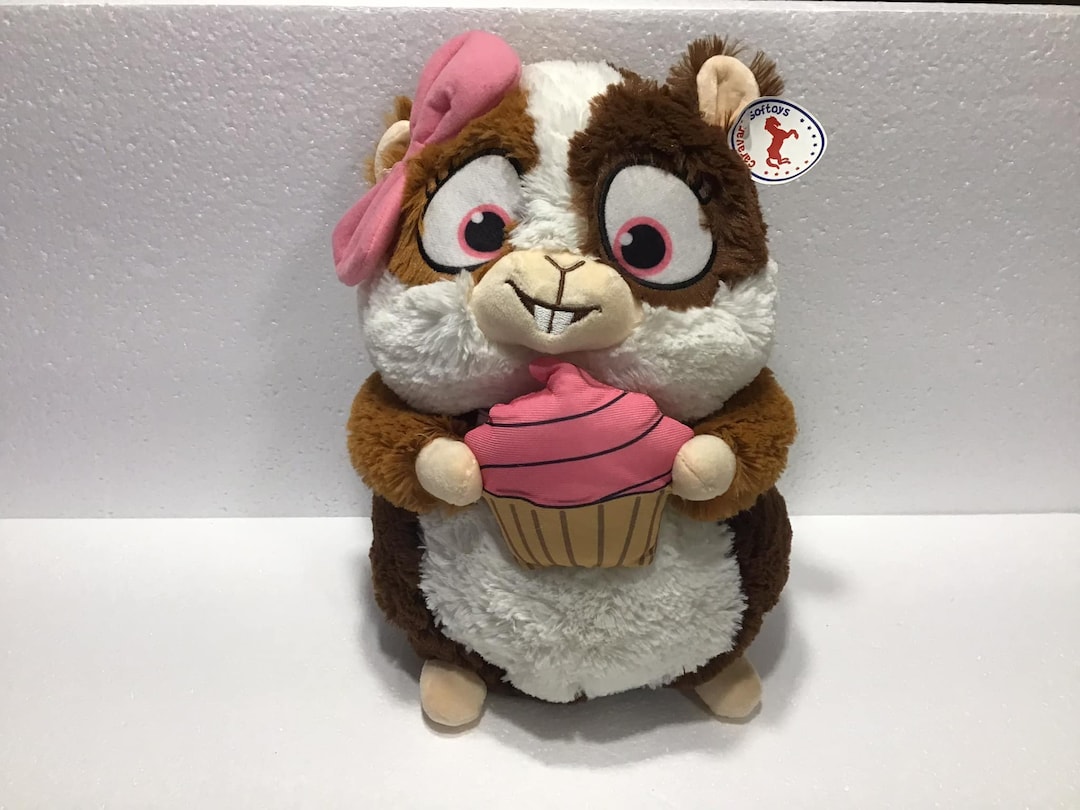 Caravan Soft Toy Plush Hamster Stuffed Animal Toy 14" Brown White Extra ...