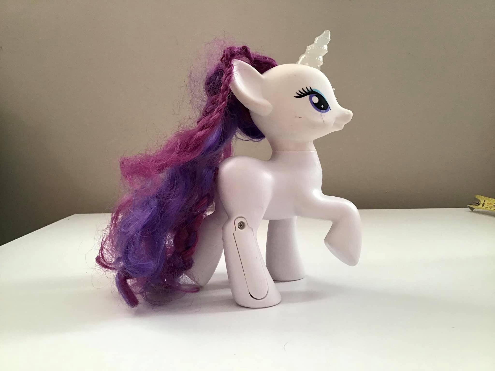 Hasbro My Little Pony RARITY Unicorn Magic Glamour Lights Glow - Etsy