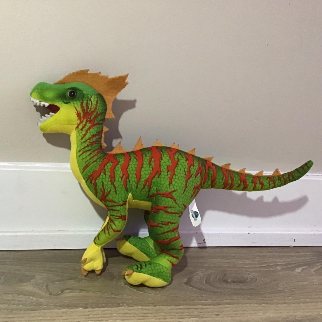 Jurassic Stuffed Plush | Hybrid Green Raptor Dinosaur Stuffed Toy - Etsy