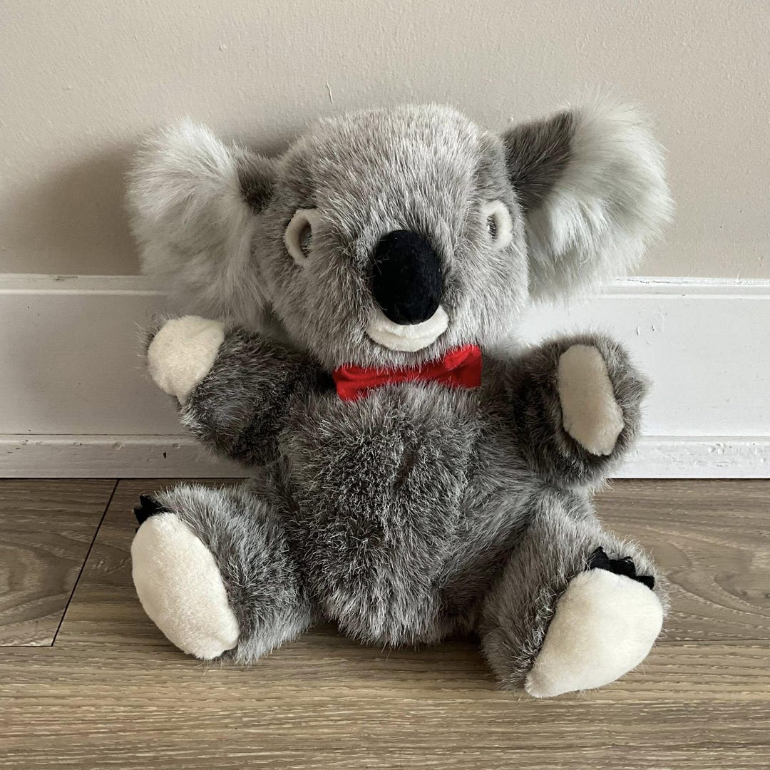 Vintage Koala Bearplush Hand Puppet Toy - Etsy
