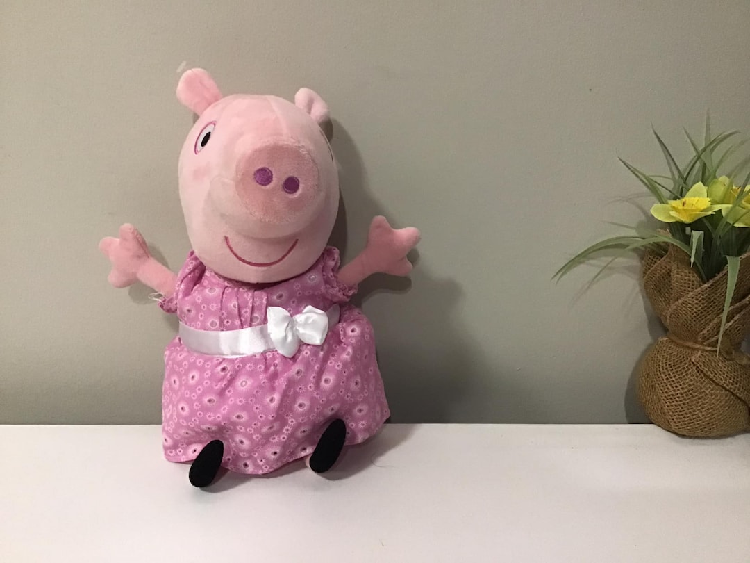 Peppa Pig Talking Plush 10" Stuffed Animal Toy - Etsy
