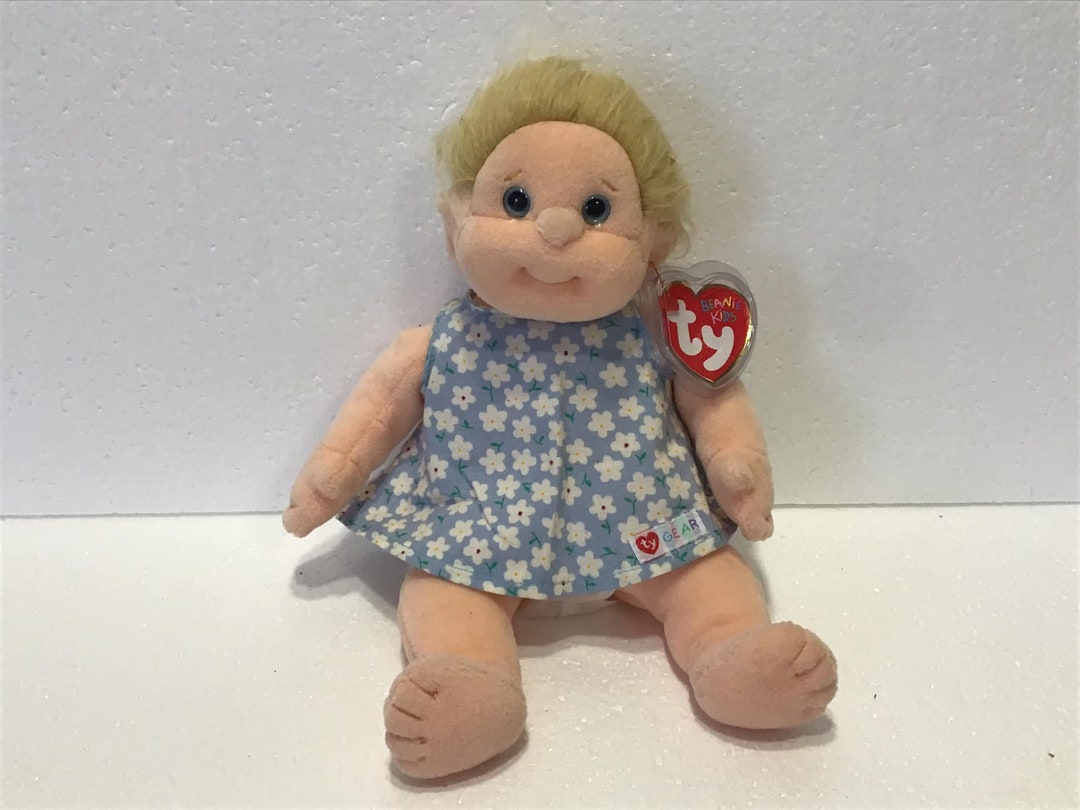 Ty Beanie Kids Plush Doll, Yellow Hair, Floral Dress - Etsy