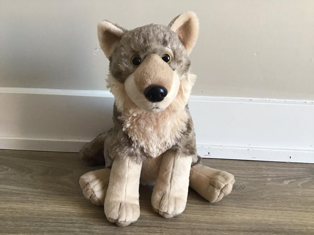 Wild Republic Wolf Gray Soft Plush Stuffed Animal Toy 12 - Etsy