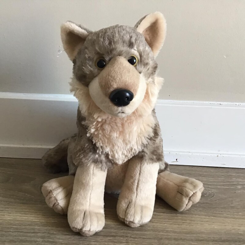 Stuffed Wolf - Etsy