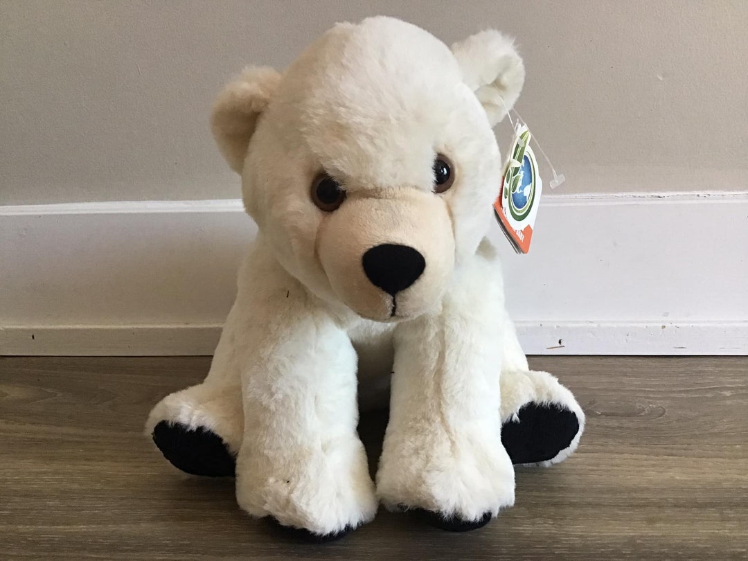 Wild Republic Polar Bear Baby Plush 12 Etsy UK