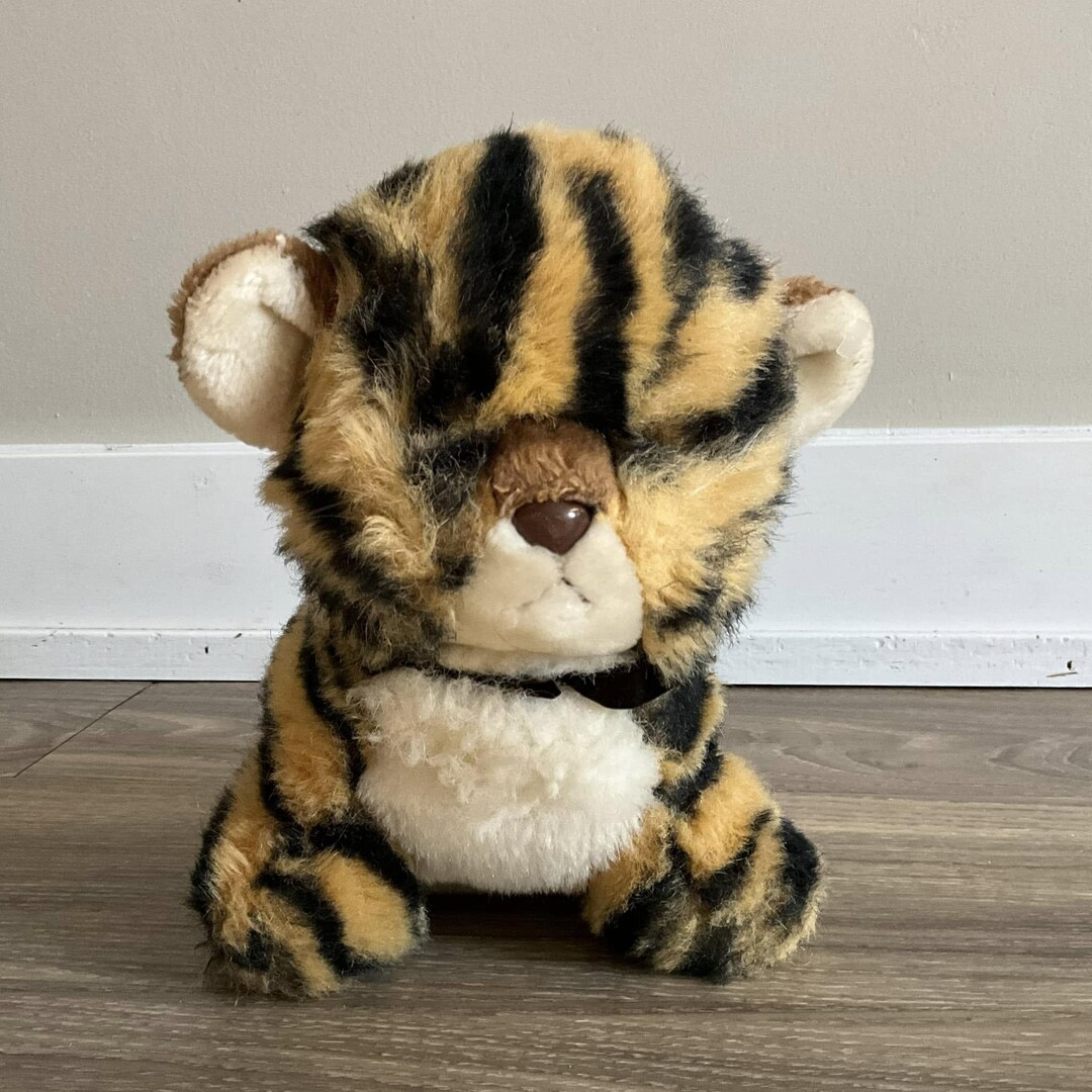 Vintage 1982 Gund Tiger Cub Plush 9" Stuffed Animal Toy - Etsy