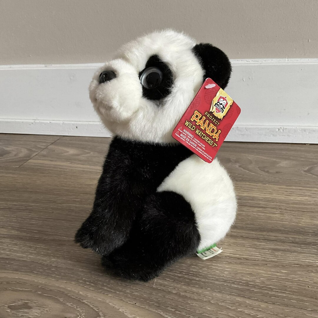 Wild Republic Plush Panda Project Panda, Baby Panda Stuffed Animal Toy ...