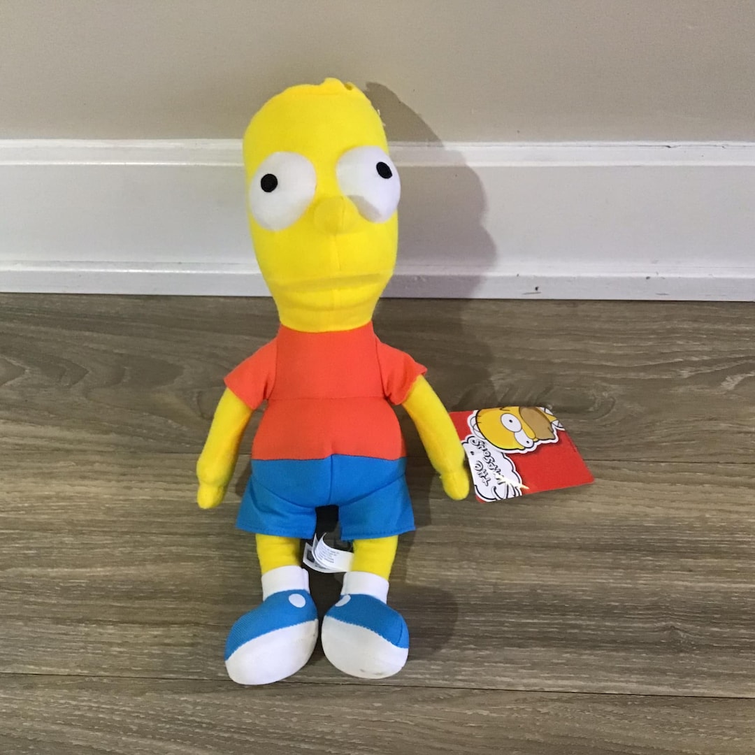 Simpsons Bart TV Plush Stuffed Toy 14" Toy Factory Figure - Etsy