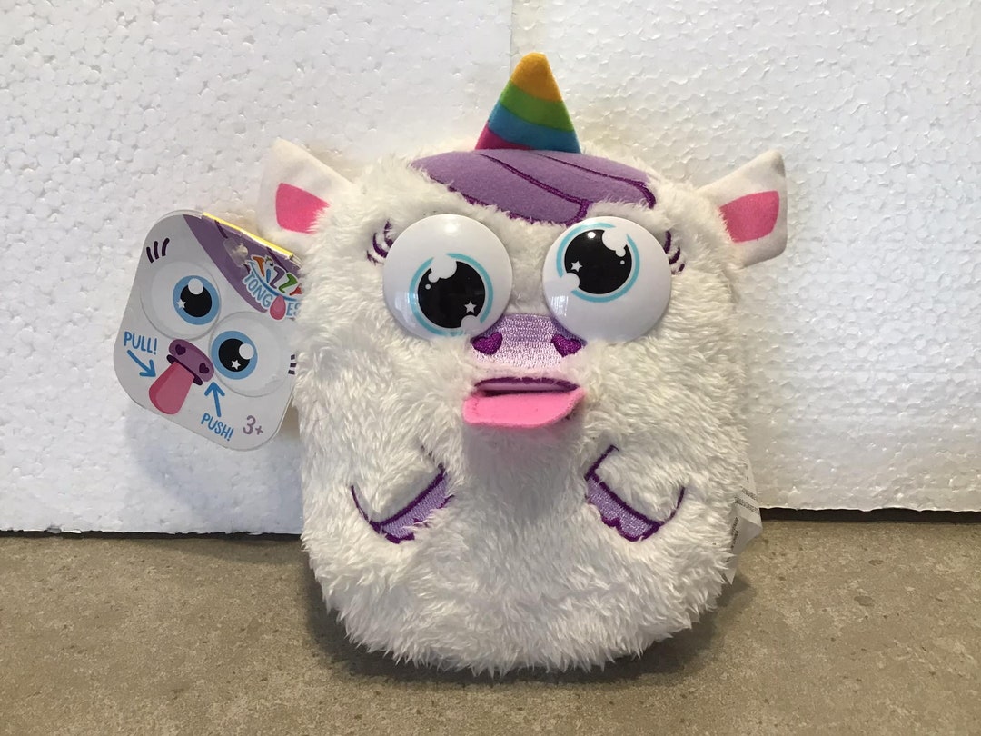 Mattel Unicorn Plush Tizzy Tongues Interactive Stuffed Toy Sounds ...