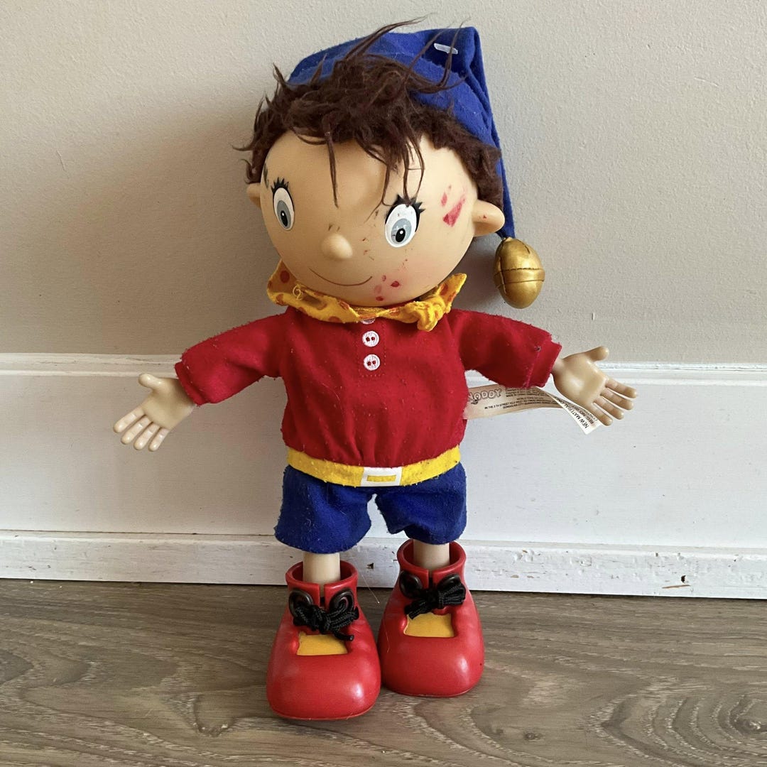 Noddy in Toyland Plastic and Plush Doll Retired Re Issue - Etsy