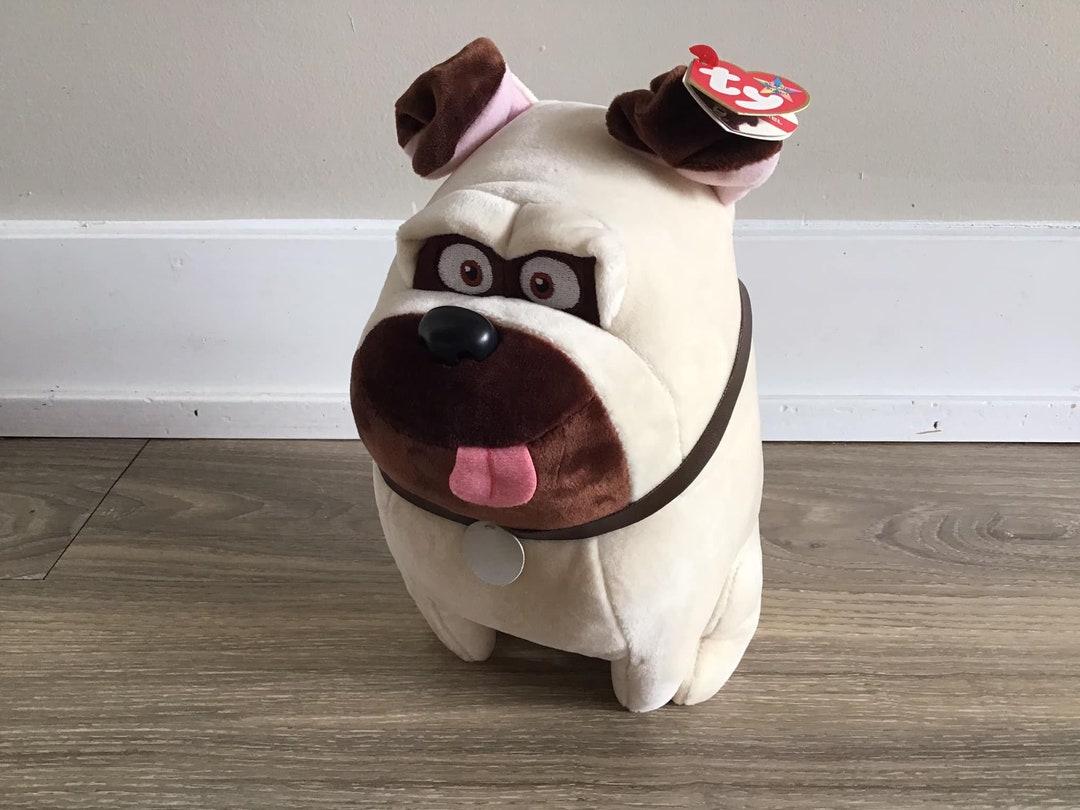 Ty Beanie Buddies the Secret Life of Pets Mel the Pug Stuffed Animal ...