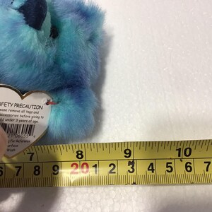 Vintage Ty Blue Plush Teddy Bear Azure Stuffed Animal Toy - Etsy