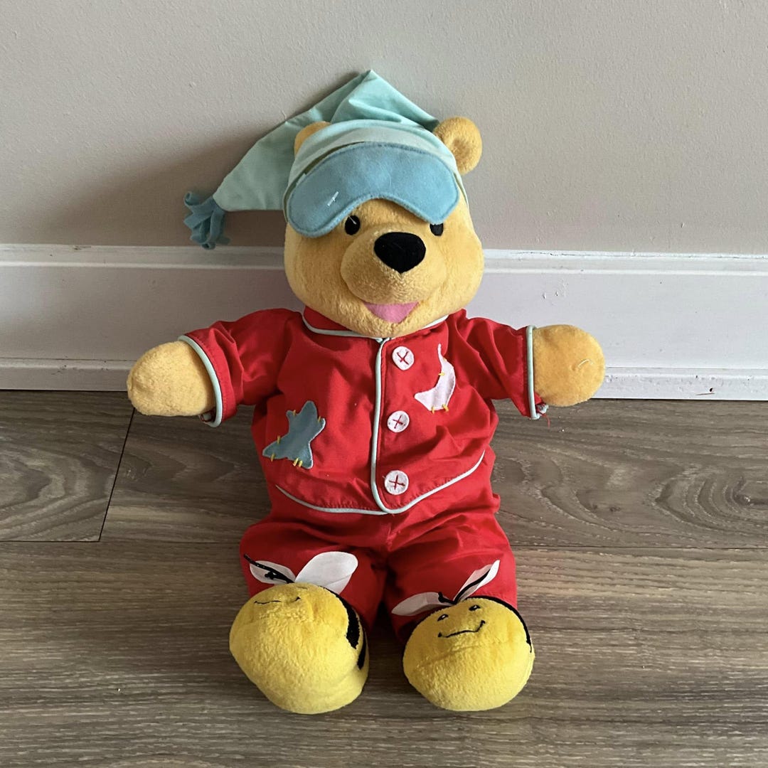 Disney Sing N Snore Pooh Fisher Price 2002 Mattel Winnie the Pooh - Etsy