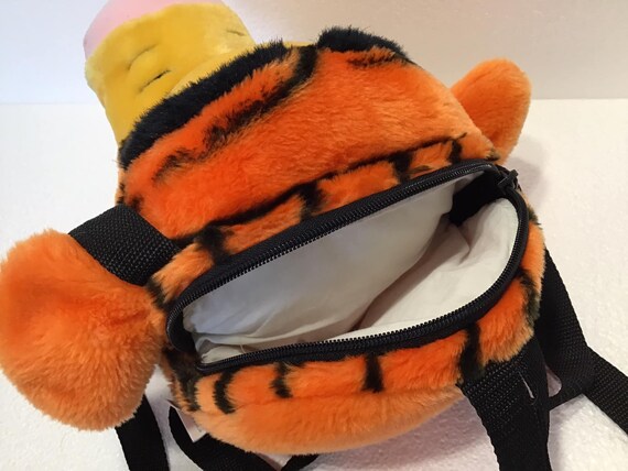 Tigger Winnie The Pooh Plush Backpack Face Head Cute … - Gem