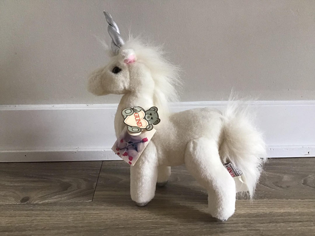 Gund Moonbeam the White Unicorn Stuffed Animal Toy Plush 8" - Etsy