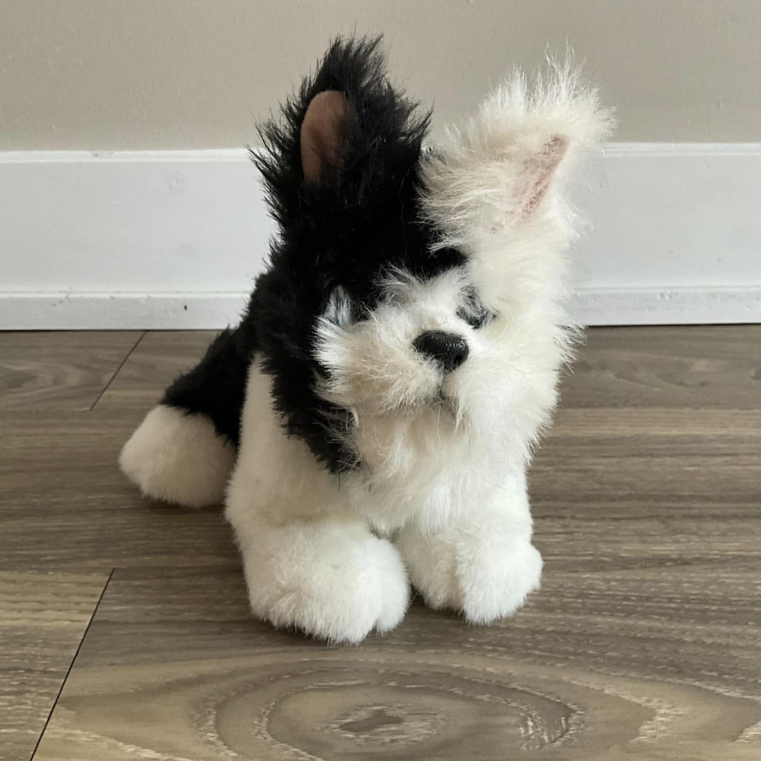 Furreal Friends Newborn Black White Puppy Interactive Plush Hasbro - Etsy