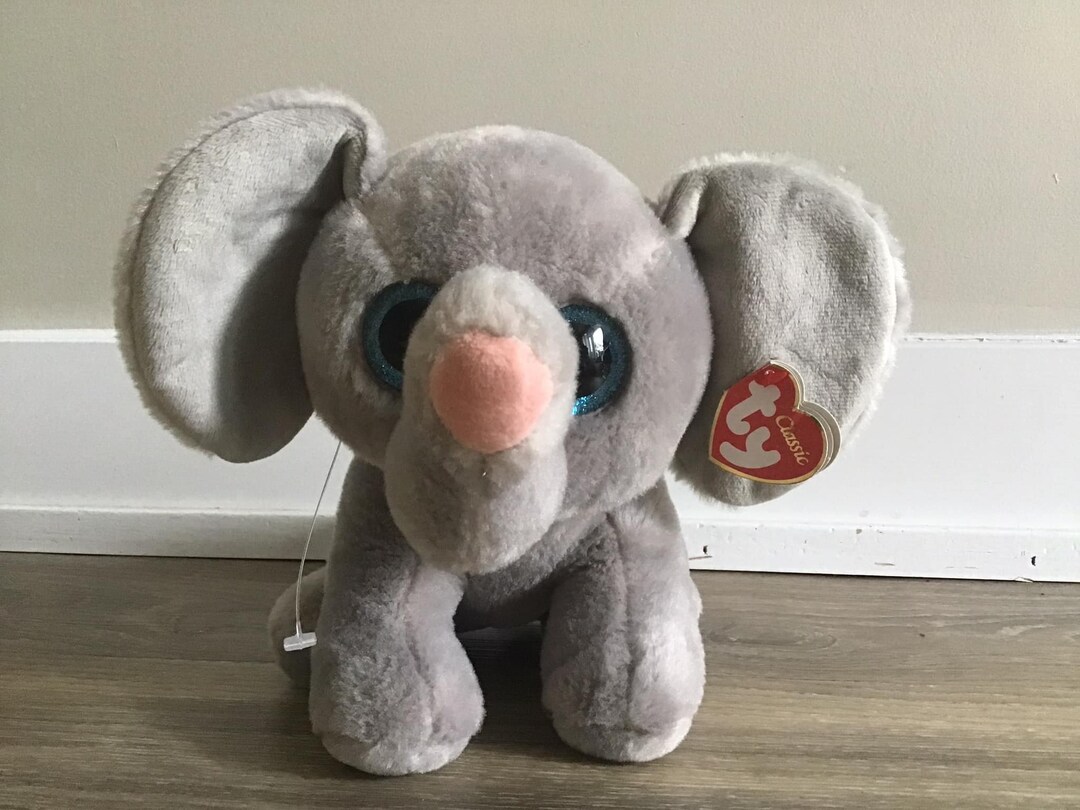 Ty Classic Collection Whopper the Elephant Stuffed Animal Plush Toy 12 ...