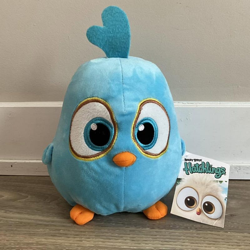 Blue Angry Bird Plush - Etsy