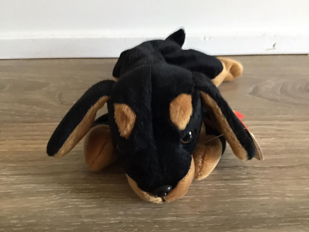 TY Beanie Baby 1996 Doby the Doberman Stuffed Animal Plush Toy 8.5" - Etsy