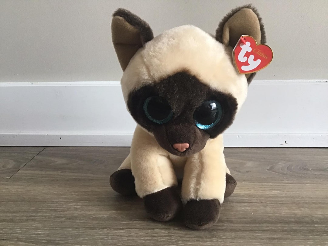Ty Classics Jaden the Siamese Cat Stuffed Animal Toy Plush 10" - Etsy