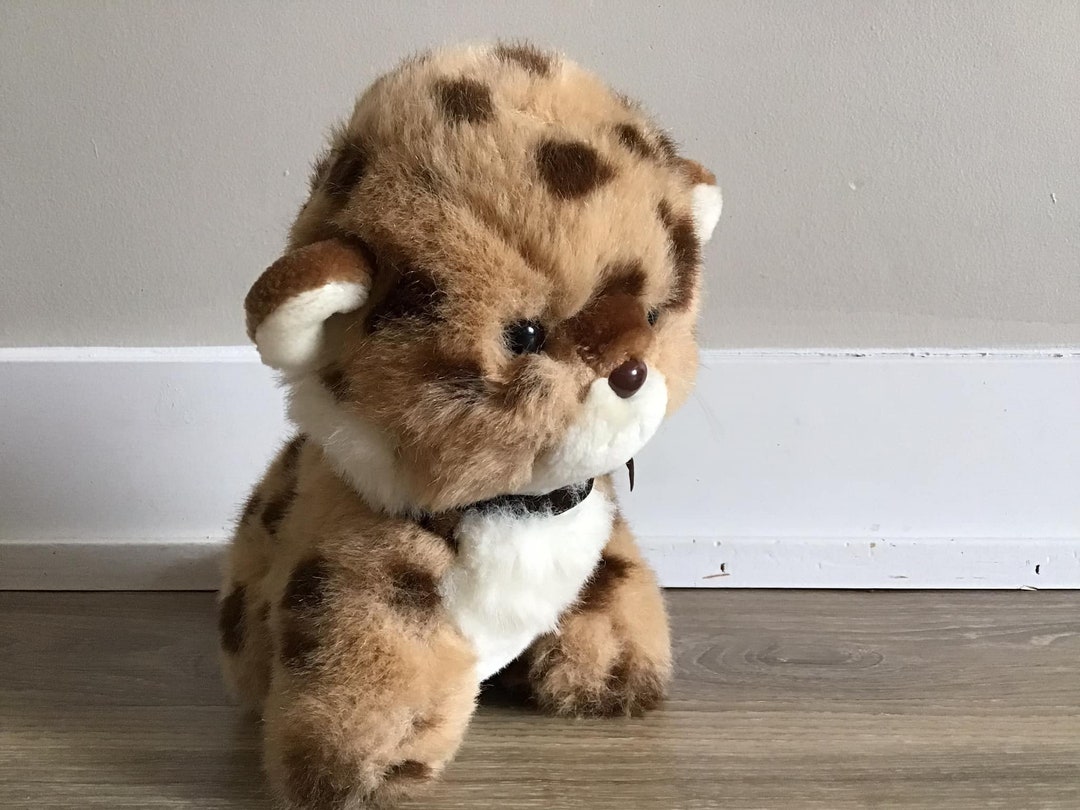 Vintage 1982 Gund TAMBA Plush Baby Leopard Stuffed Animal Toy 9” - Etsy