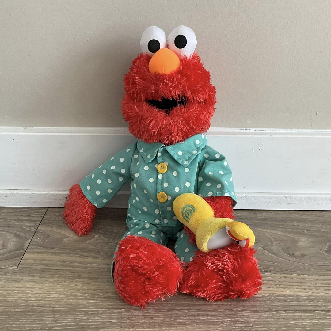 GUND Elmo Bedtime With Light-up Flashlight Toy - Etsy