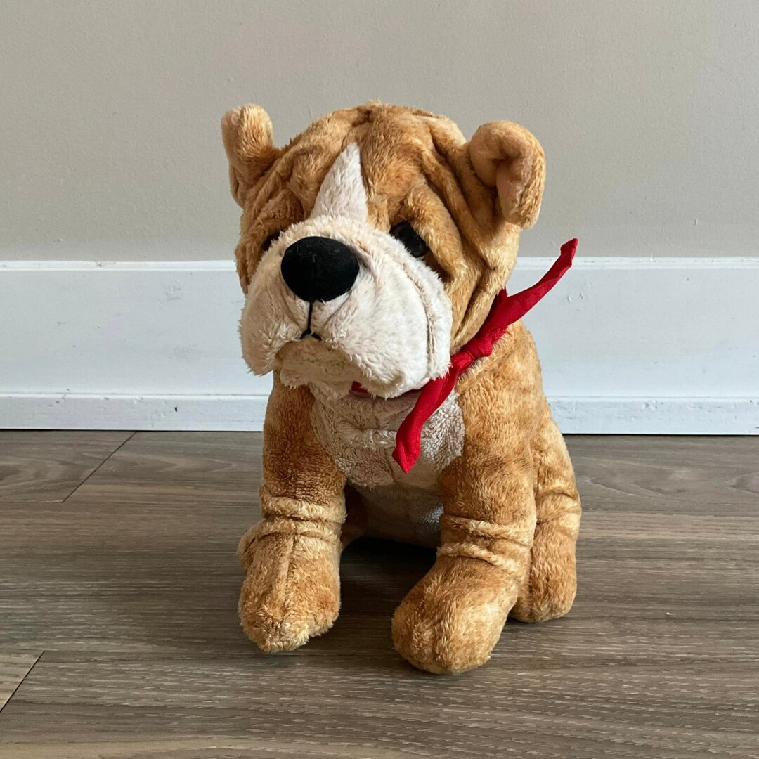 Russ Berrie 9" Plush Shar Pei Bulldog Puppy Dog Thurber" - Etsy