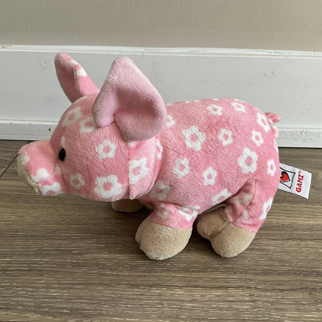 Classic Webkinz Daisy Pig HM625 Plush Farm Stuffed Animal by GANZ - No ...