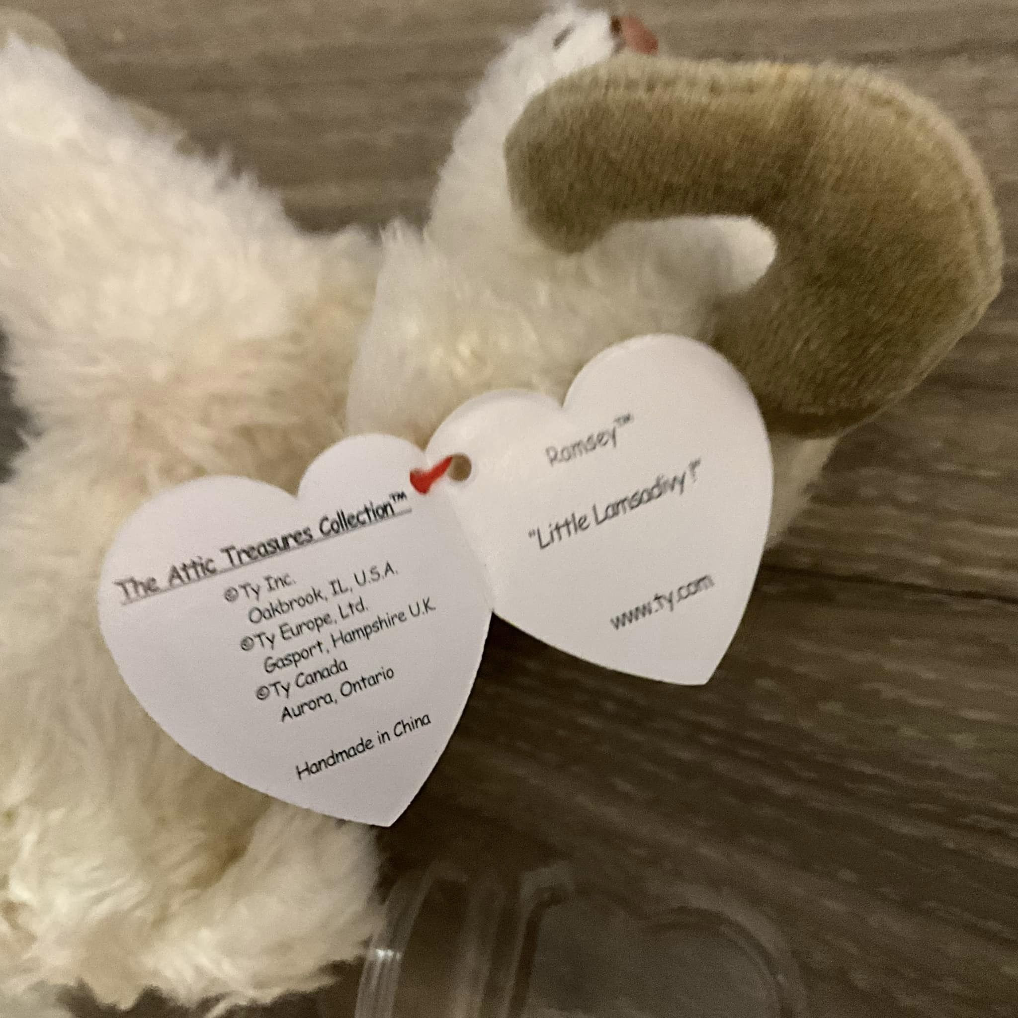 Ty Toys the Attic Treasures Collection Ramsey " LITTLE LANSADIVY " Goat ...