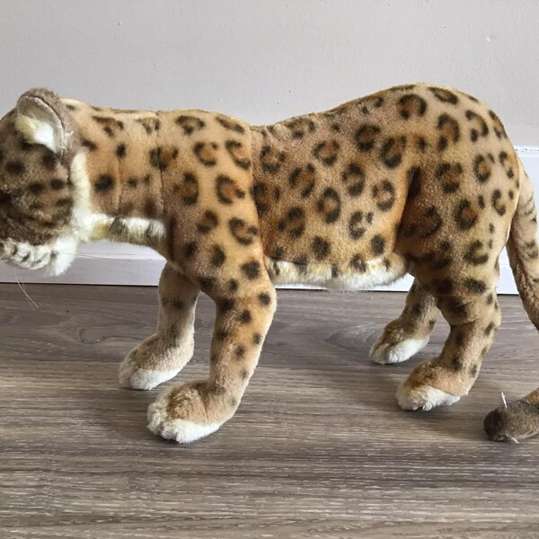 Plush Leopard - Etsy