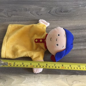 Caillou Plush Doll Toy 2001 Hand Puppet Vintage - Etsy