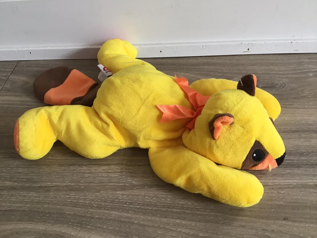 Ty Pillow Pals Animals Rusty the Raccoon Stuffed Animal Toy Plush 14 ...