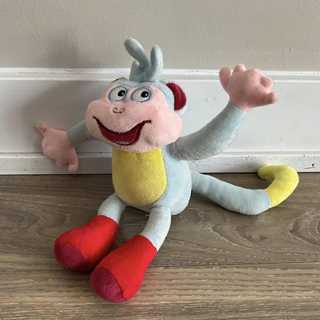 Vintage Boots Dora's Monkey Plush Stuffed Toy Doll; A Dora the Explorer ...