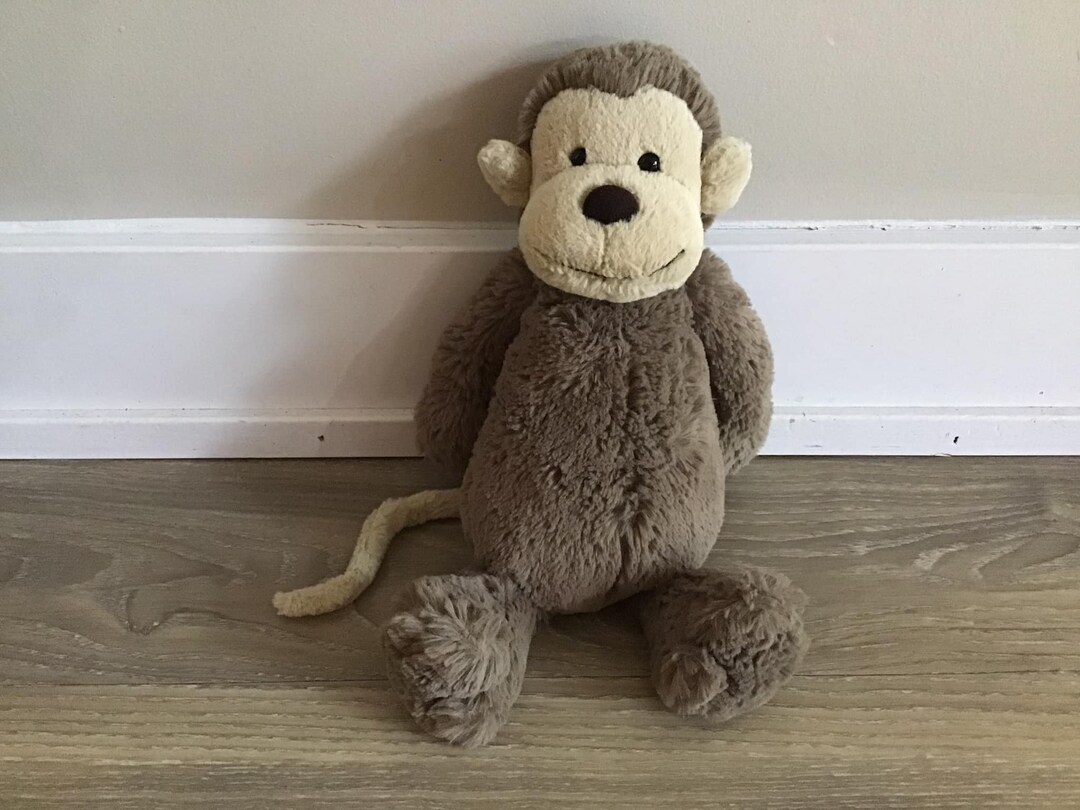 Jelly Cat Monkey Stuffed Animal Plush Toy 12" - Etsy