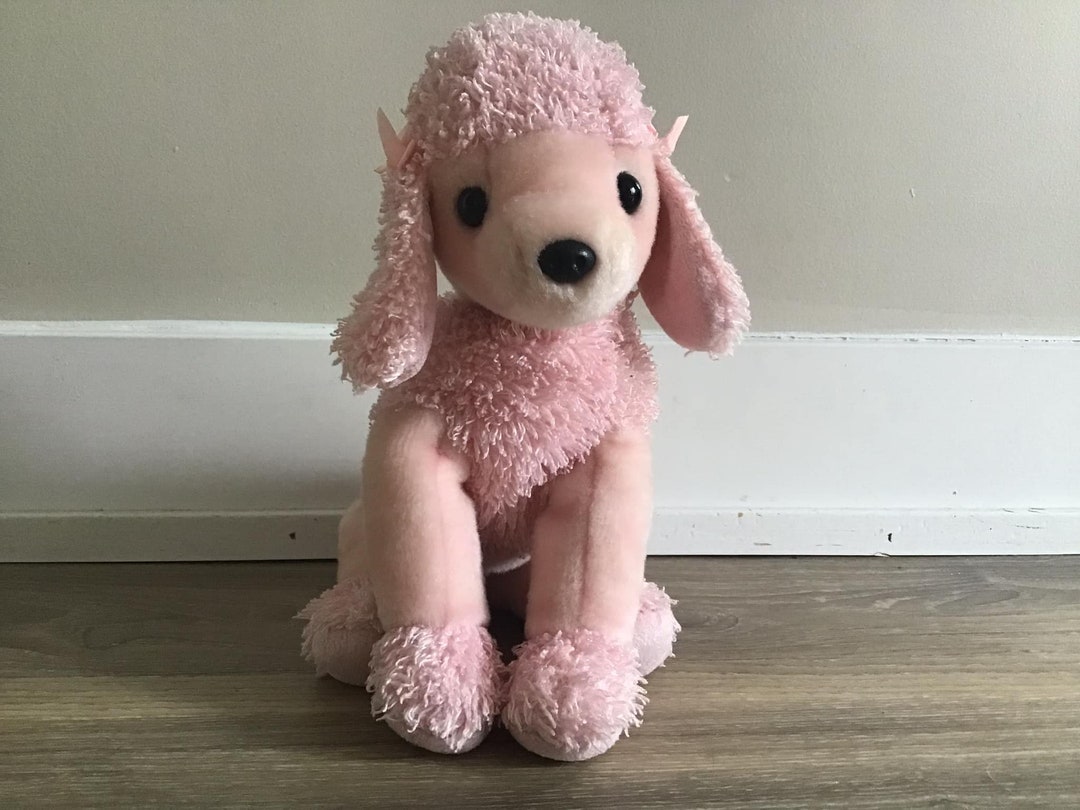 Ty 2001 Beanie Buddies Brigitte the Pink Poodle Stuffed Animal Plush ...