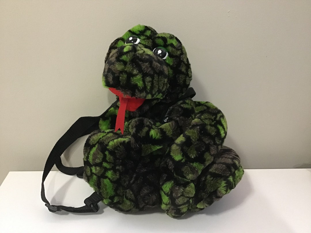 Anaconda Plush Backpack - Etsy