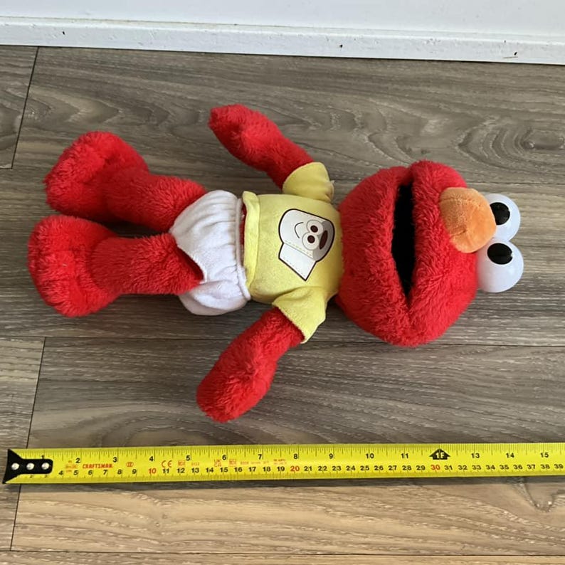 Sesame Street Potty Elmo Toy Plush Talks - Tested Works - Etsy