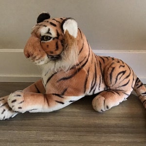 Realistic Tiger Stuffed Animal Plush Toy 18" - Etsy