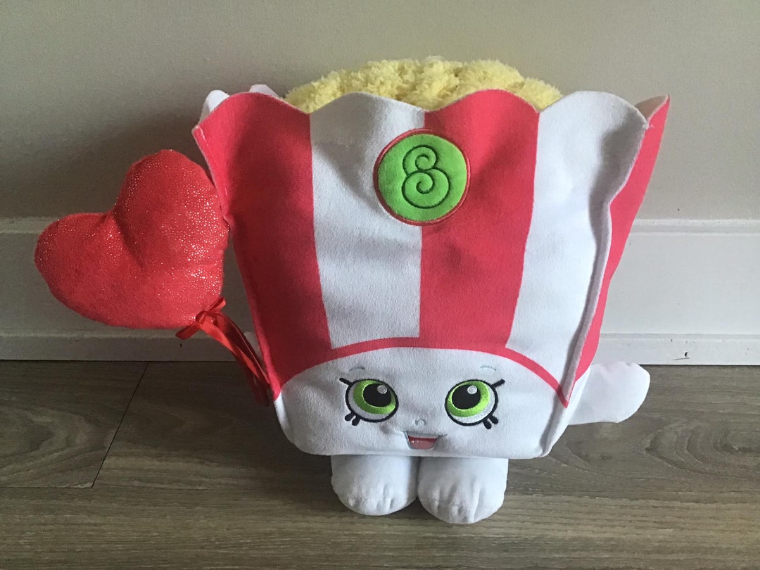 Shopkins 2013 Poppy Corn Popcorn Character Plush Stuffed Animal Toy 11 ...