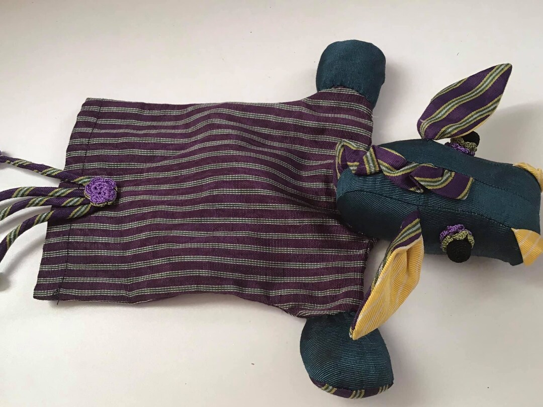 Daphne Donkey Puppet Toy by Soma Artisans Puppet Pocket Blue With ...