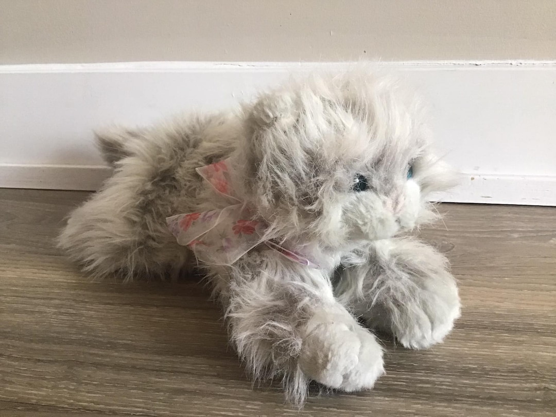 GUND Jennifur the White and Gray Cat Stuffed Animal Toy Plush 10" - Etsy