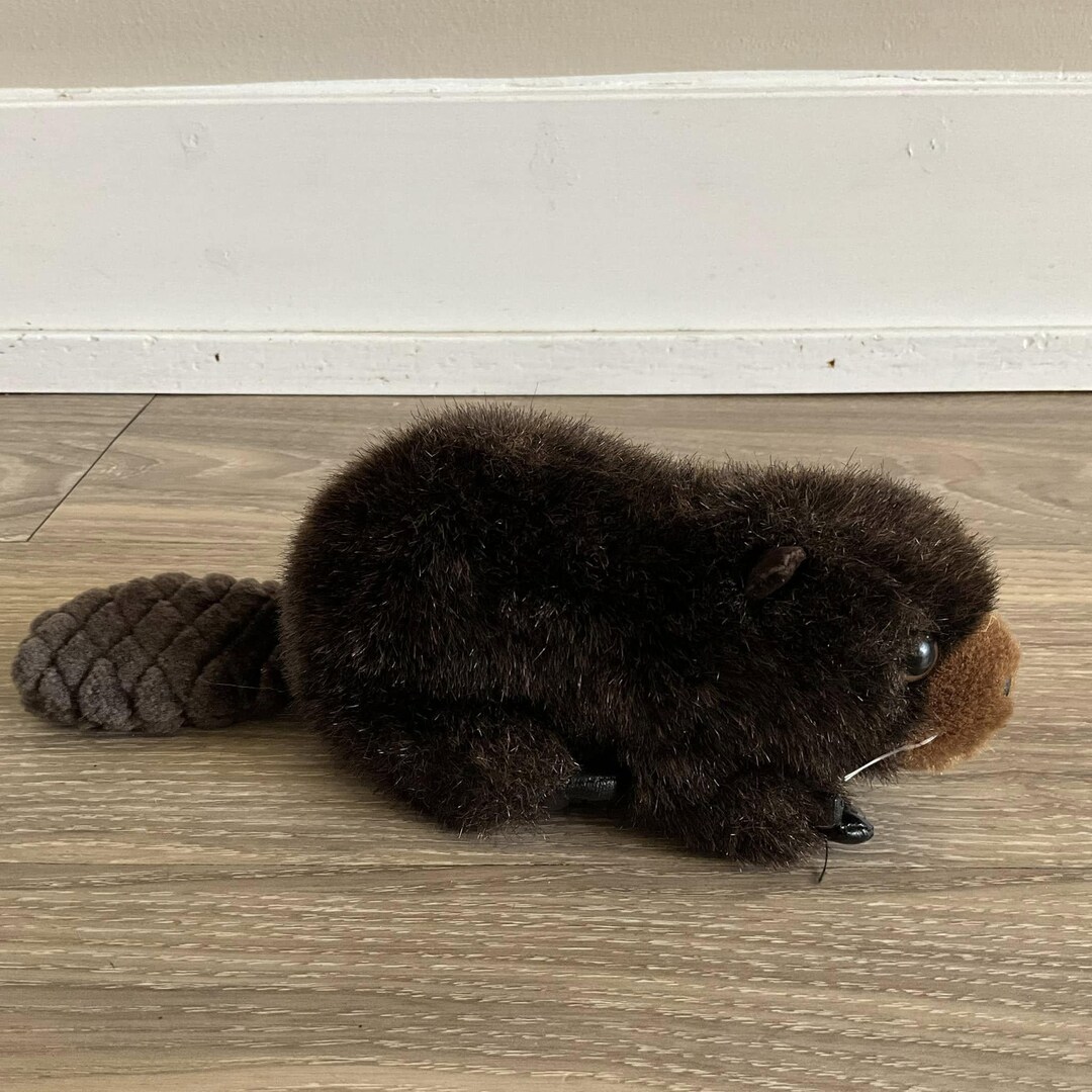 Brown Beaver Stuffed Animal Toy Plush 6.5" - Etsy