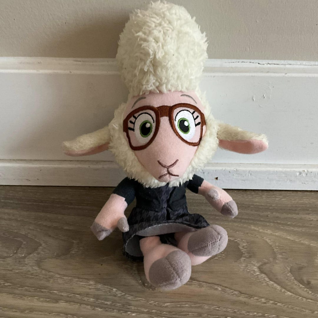 Disney Zootopia Bellwether Plush, Assistant Mayor Stuffed Toy, Zootopia ...