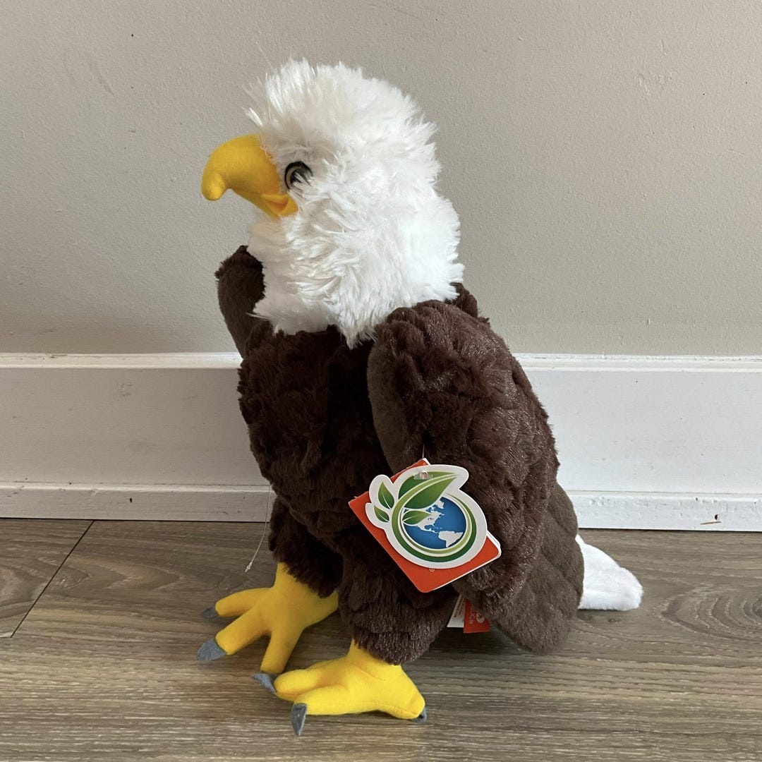 Wild Republic Bald Eagle, Stuffed Animal, 12 Inches, Plush Toy - Etsy