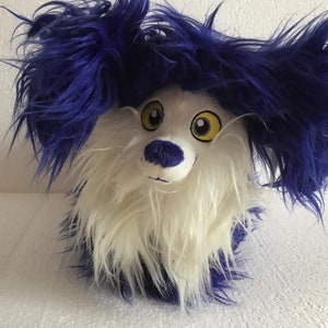 Disney Store Vampirina Wolfie Dog 9 Blue White Fuzzy Stuffed Plush Toy Puppy Etsy UK