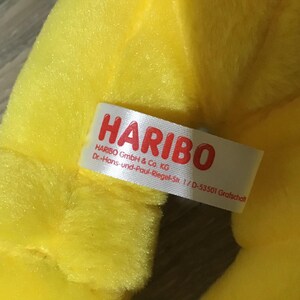 Haribo Plush Bear Stuffed Animal Red Bow - Etsy