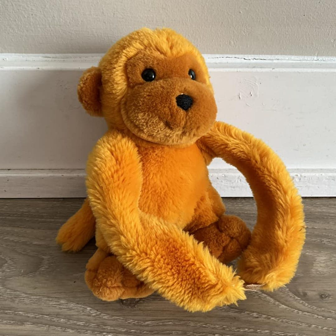 Vintage A&A Plush Monkey Stuffed Animal - RARE - Etsy