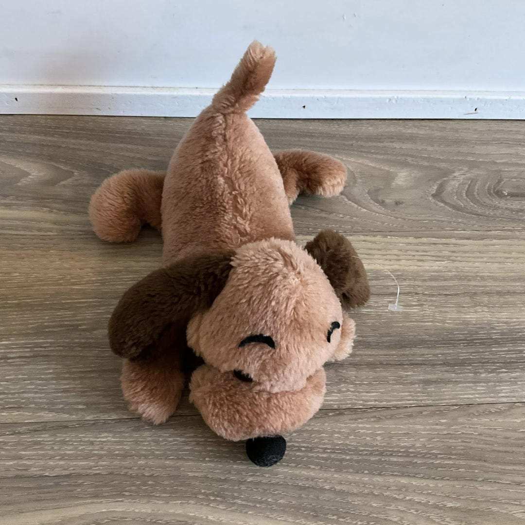 Vintage 1973 Dakin 12" DROOPER DOG Plush Nutshell Stuffed Puppy Dog ...