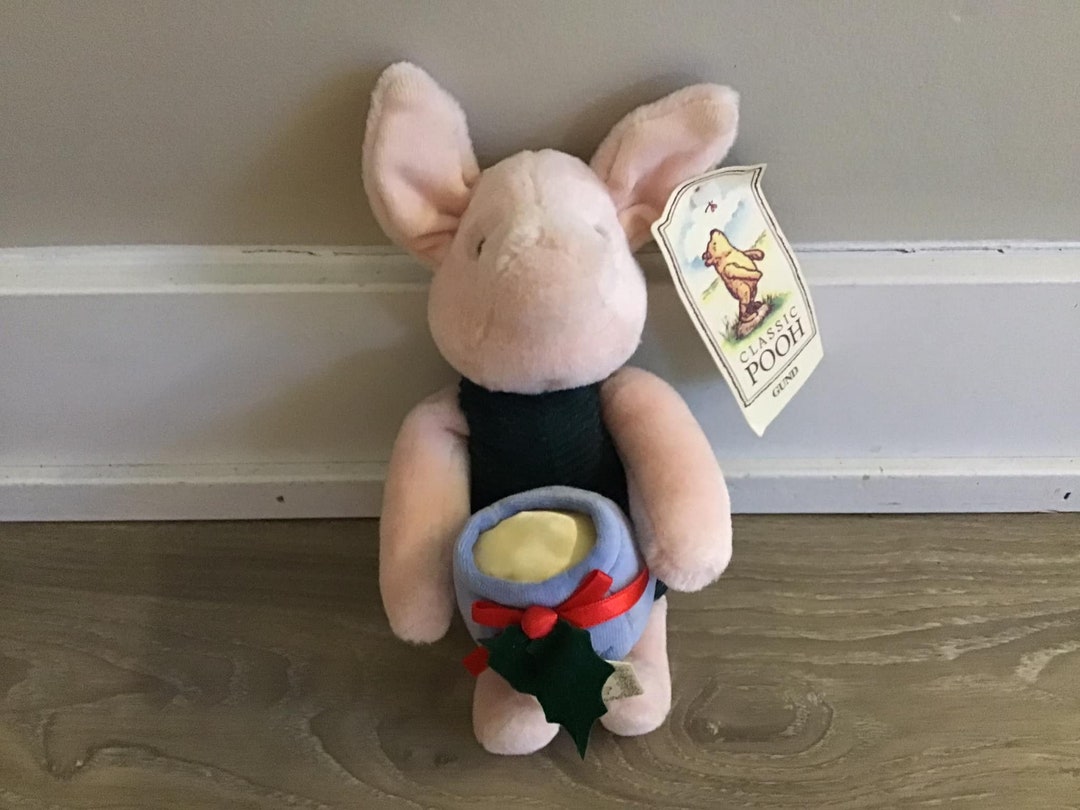 Gund Classic Pooh Piglet the Pig Stuffed Animal Plush Toy 9.5" - Etsy