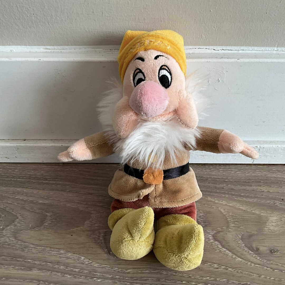 Vintage Plush Sneezy Stuffed Animal Disney Snow White 7 Dwarfs Plush - Etsy